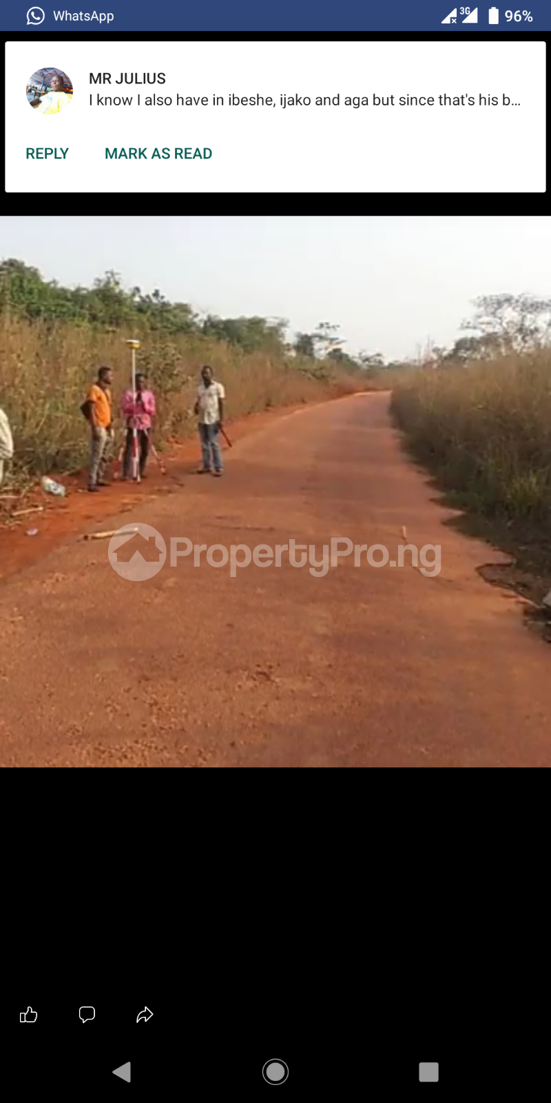 Buy 30 Acres Of Land Along Igbogila/ayetoro Road, Sawonjo @ #300k/acre ...