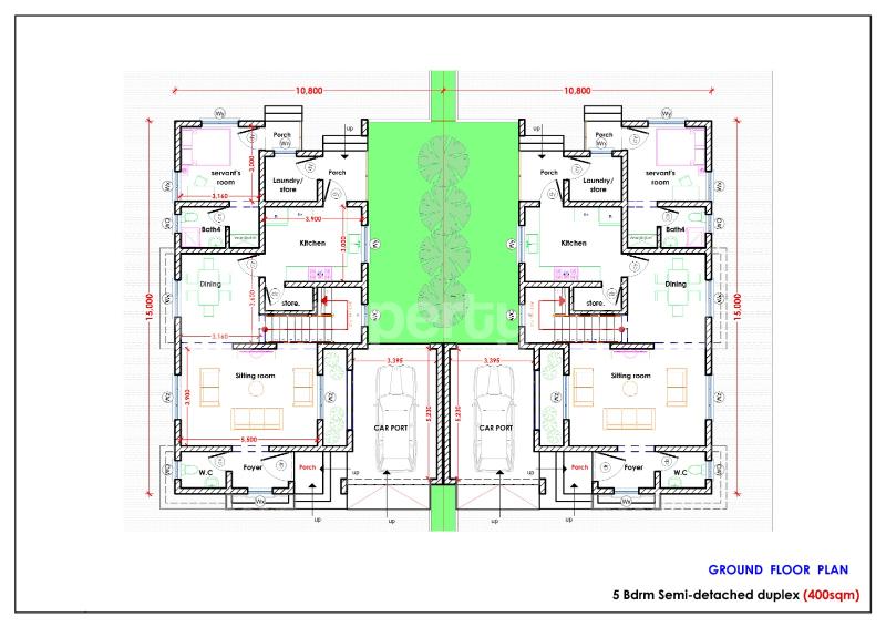 Buy 5 Bedroom Semi Detached Duplex in Mpape Abuja (3JWDZ) | PropertyPro ...