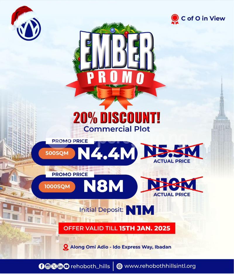 Buy Affordable Land At Ibadan in Omi Adio, Ibadan Oyo (1MHHC ...