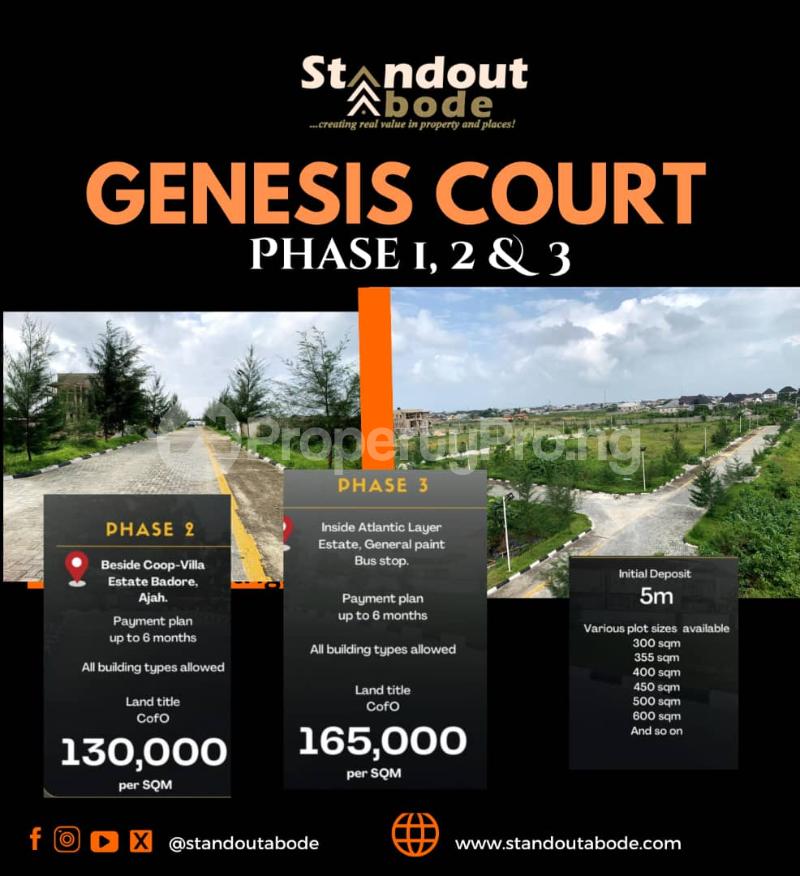 Buy Buy A Land In A Well Developed Estate Genesis Court in Abraham ...