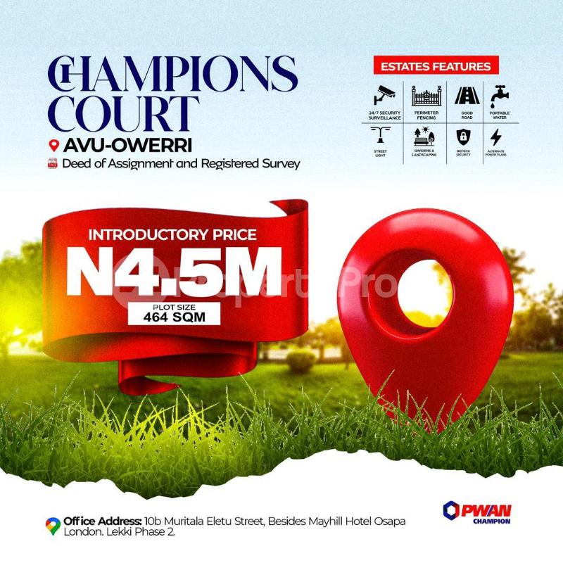 Buy Land in Owerri Imo (4MATD) | PropertyPro Nigeria