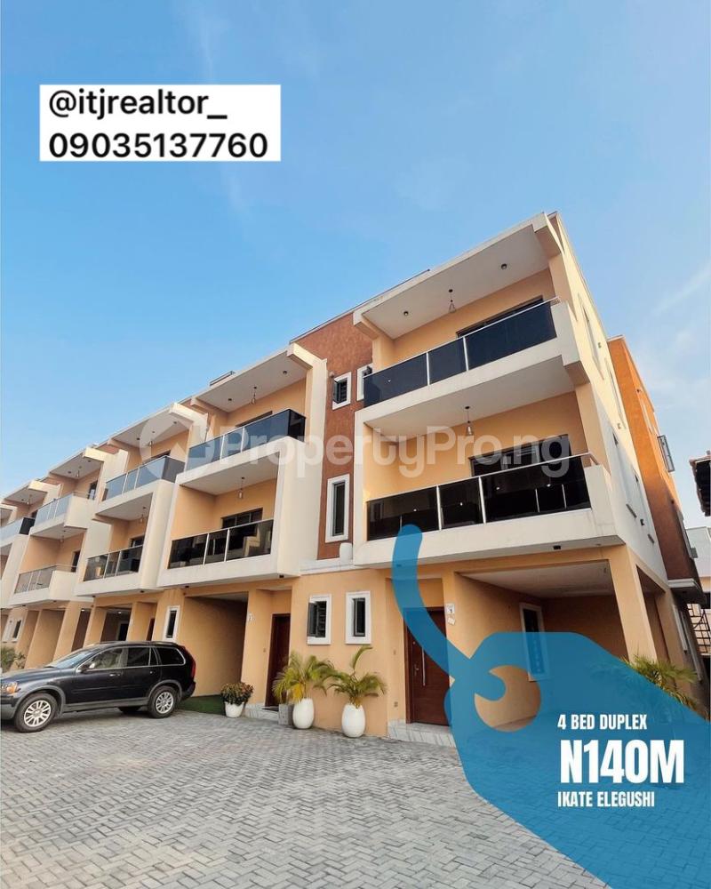 Buy Spacious 4 Bedroom Terrace Duplex in Ikate, Lekki Lagos (2LTHD ...
